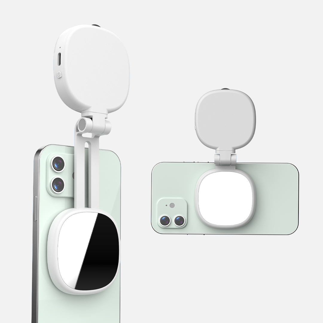 Iluminación :: Accesorios :: Luz Led Para Celulares Magnética + Espejo